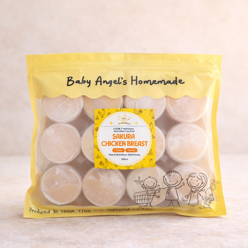 Sakura Chicken Breast Puree – Baby Angel's Homemade