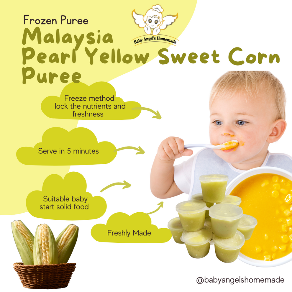 Pearl Yellow Sweet Corn Puree – Baby Angel's Homemade
